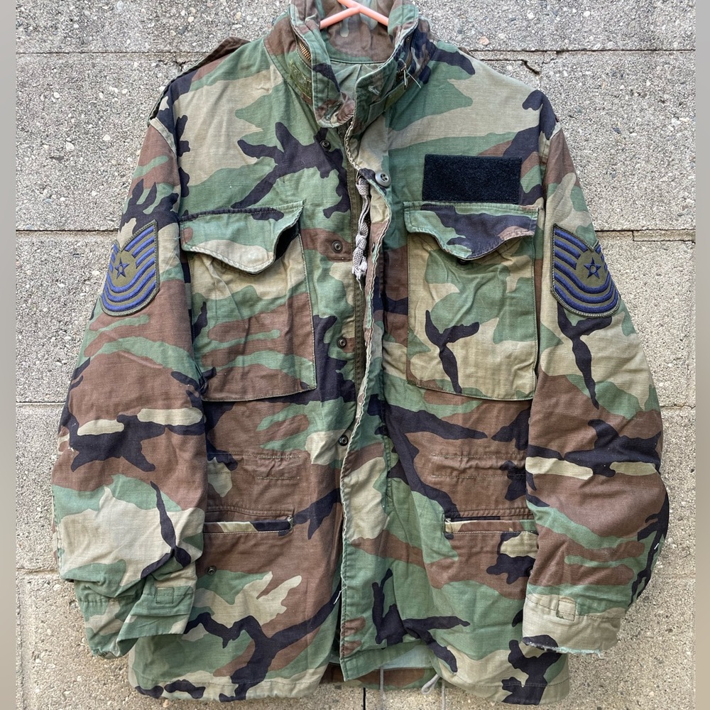 Vintage Alpha Industries Military Camo Field Jacket 1… - Gem